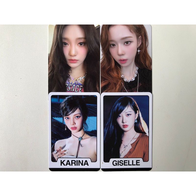Photocard PC Trading Card Aespa Drama Winter Ningning Karina Giselle a ver unsealed | Shopee ...