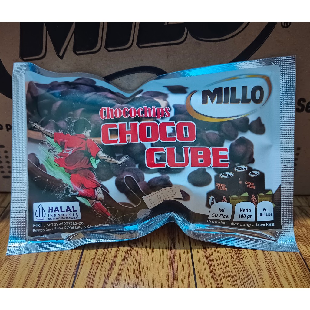 LOKAL Chocochips Milo / Local Millo Cube 1 Pack (Contains 50 Cubes ...
