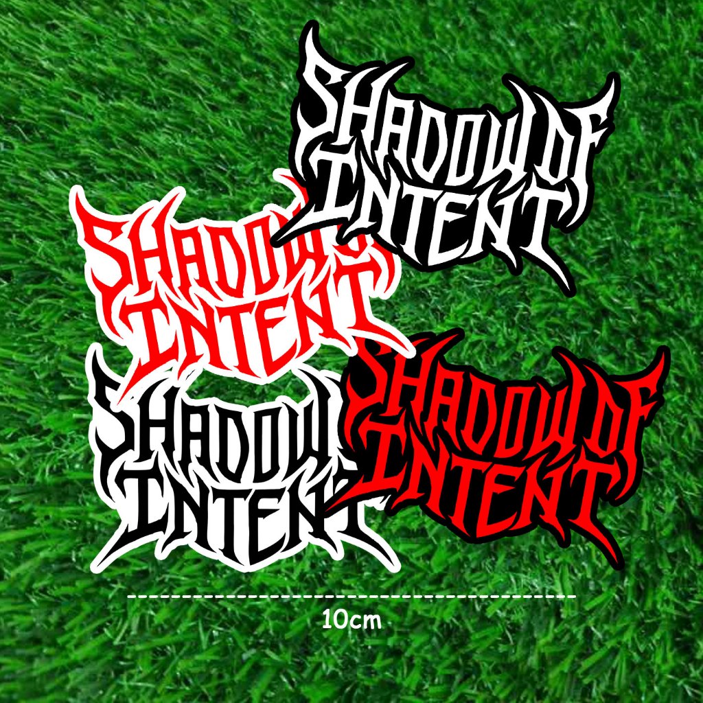 Shadow OF INTENT Sticker - Deathcore Band Logo Sticker | Shopee Malaysia