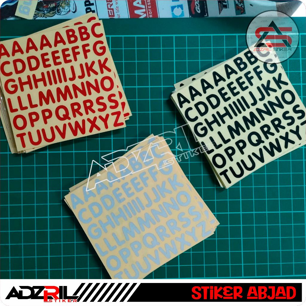 A To Z Alphabet cutting Stickers, Name Stickers, Letter Stickers ...