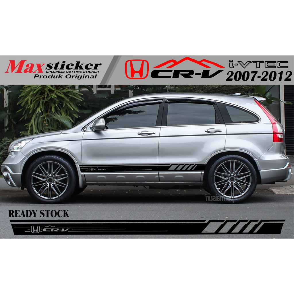 Sticker HONDA CRV 2007 2008 2009 2010 2011 2012 HONDA CRV GEN 3 SIDE ...