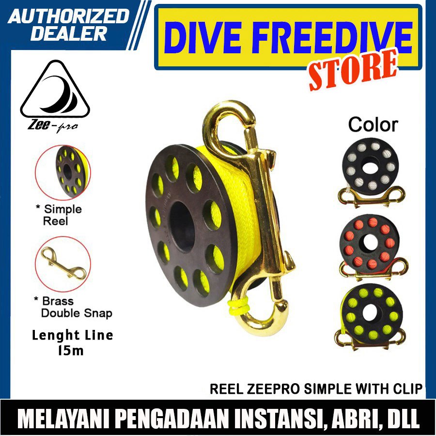 Finger Reel Simple Zeepro Line SMB With Clip Rope 15 Meters Reel 30 ...
