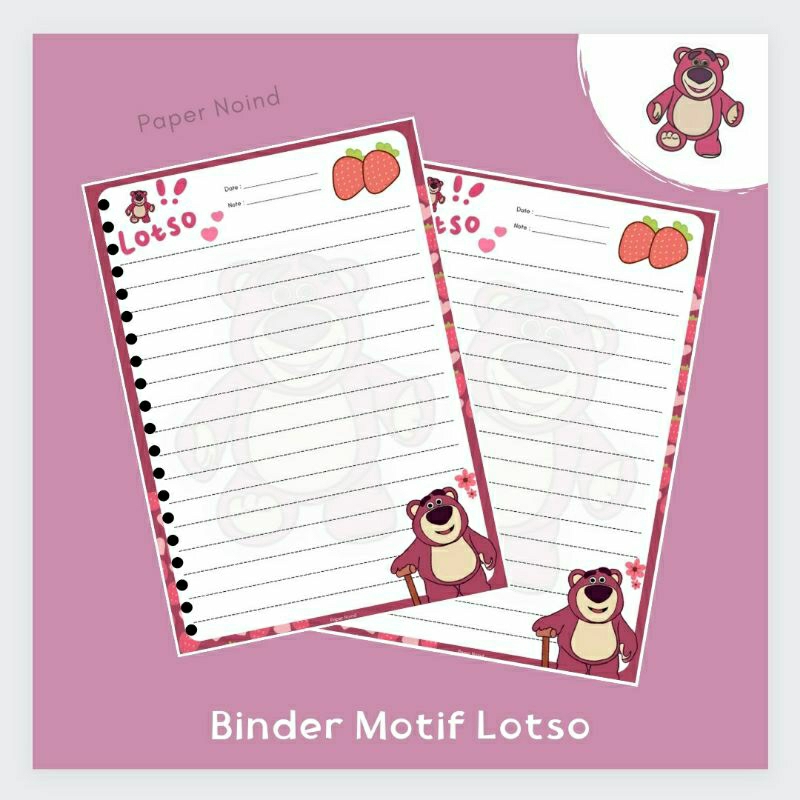 Part 1 Fill 10 and Fill 20 Sheets of Binder / Loose Leaf Lotso A5 ...