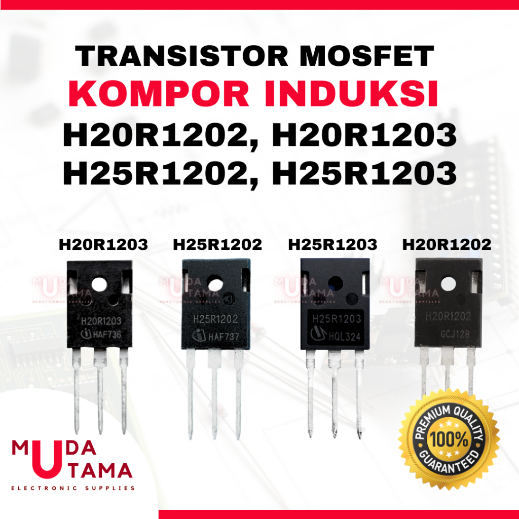 Transistor Mosfet H20R1202 H20R1203 H25R1202 H25R1203 Induction Stove ...