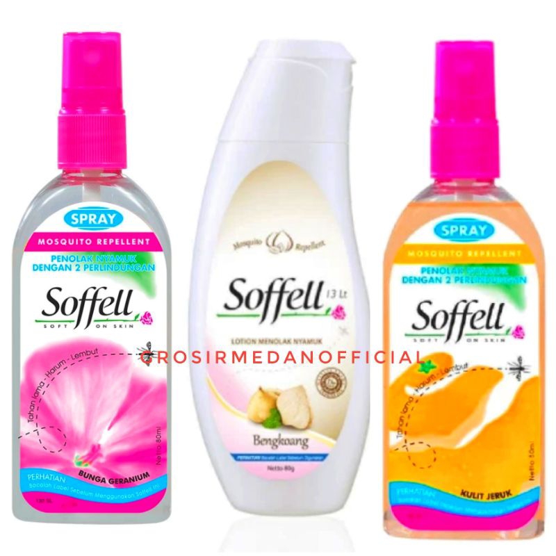 SOFFELL ANTI-MOSQUITO SPRAY - SOFEL LOTION BENGKOANG | Shopee Malaysia