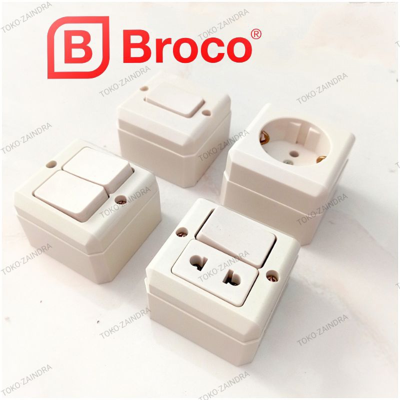 Outbow ob Switch Single 1 Double 2 Broco Box Outdoor Wall Mount Socket ...