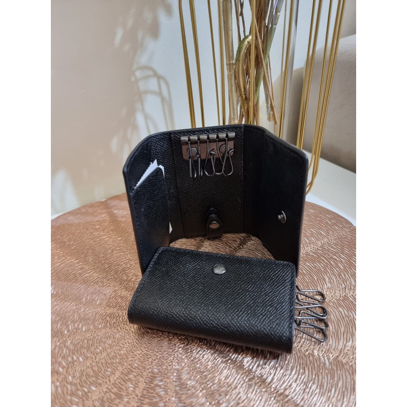 Coach 5 Five Ring Key Case Black AUTHENTIC | Shopee Malaysia