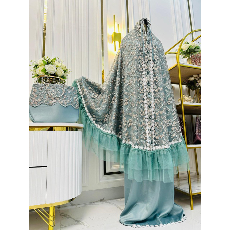 Luxury BARBIE FULL BROKEN MUKENA | Shopee Malaysia