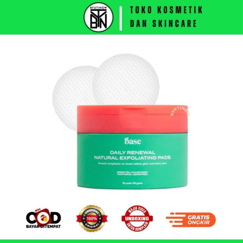Base Daily Renewal Natural Exfoliating Pads 50 ml | Shopee Malaysia