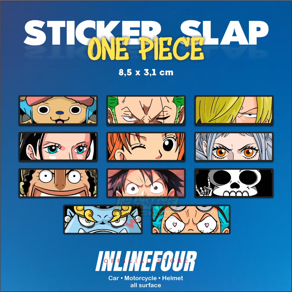 HP Sticker Slap Anime One Piece Japanese Hologram Sticker 8.5 cm ...