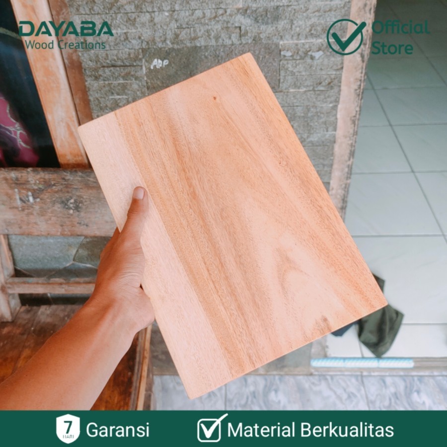 KAYU Multipurpose Plain Wood Board 30x21 CM Natural/Placemats & Menu ...