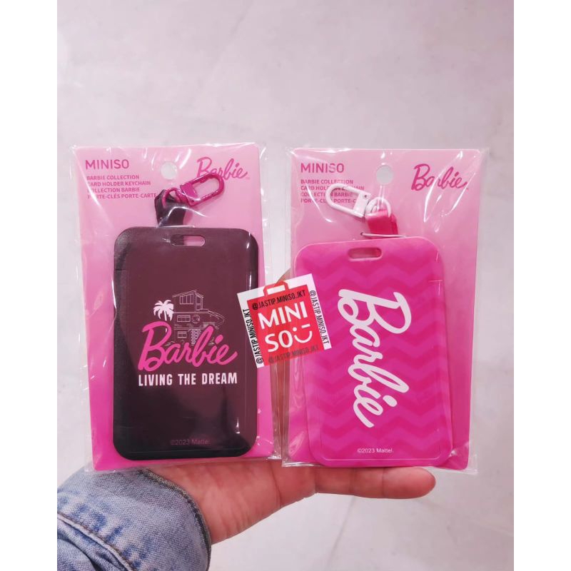 Miniso Card Holder / Keychain BARBIE Collection (Pink / Black) | Shopee ...