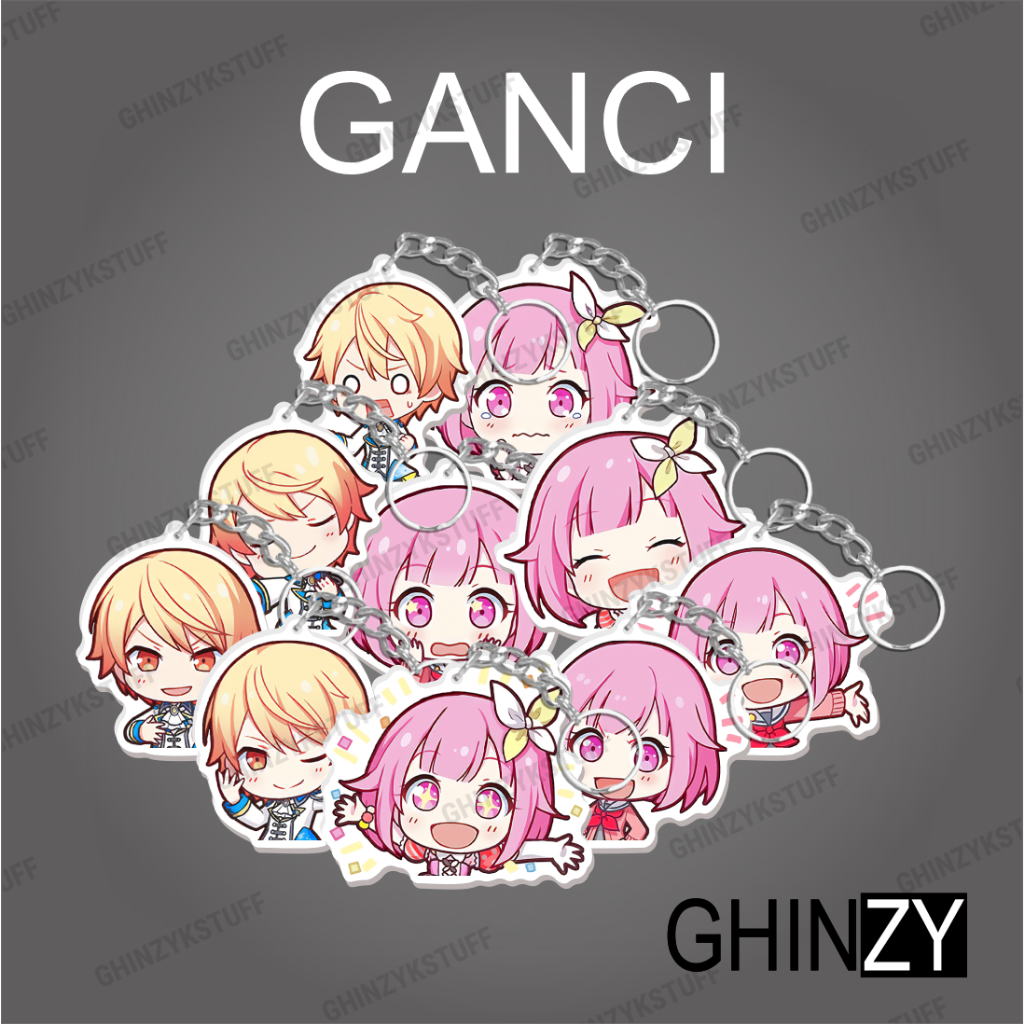 GANTUNGAN Keychain Ganci Anime Acrylic Project Sekai Wonderlands x ...