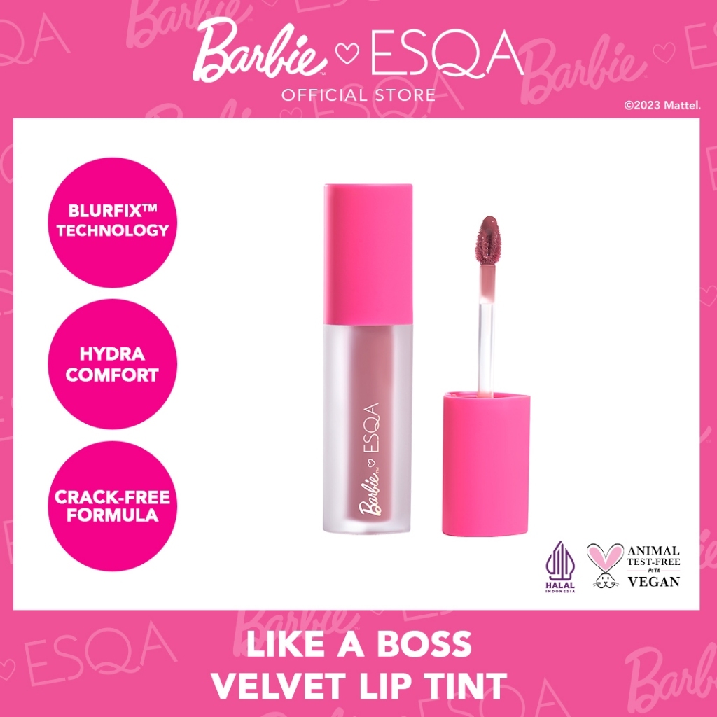 Esqa X Barbie Like A Boss Velvet Liptint | Shopee Malaysia