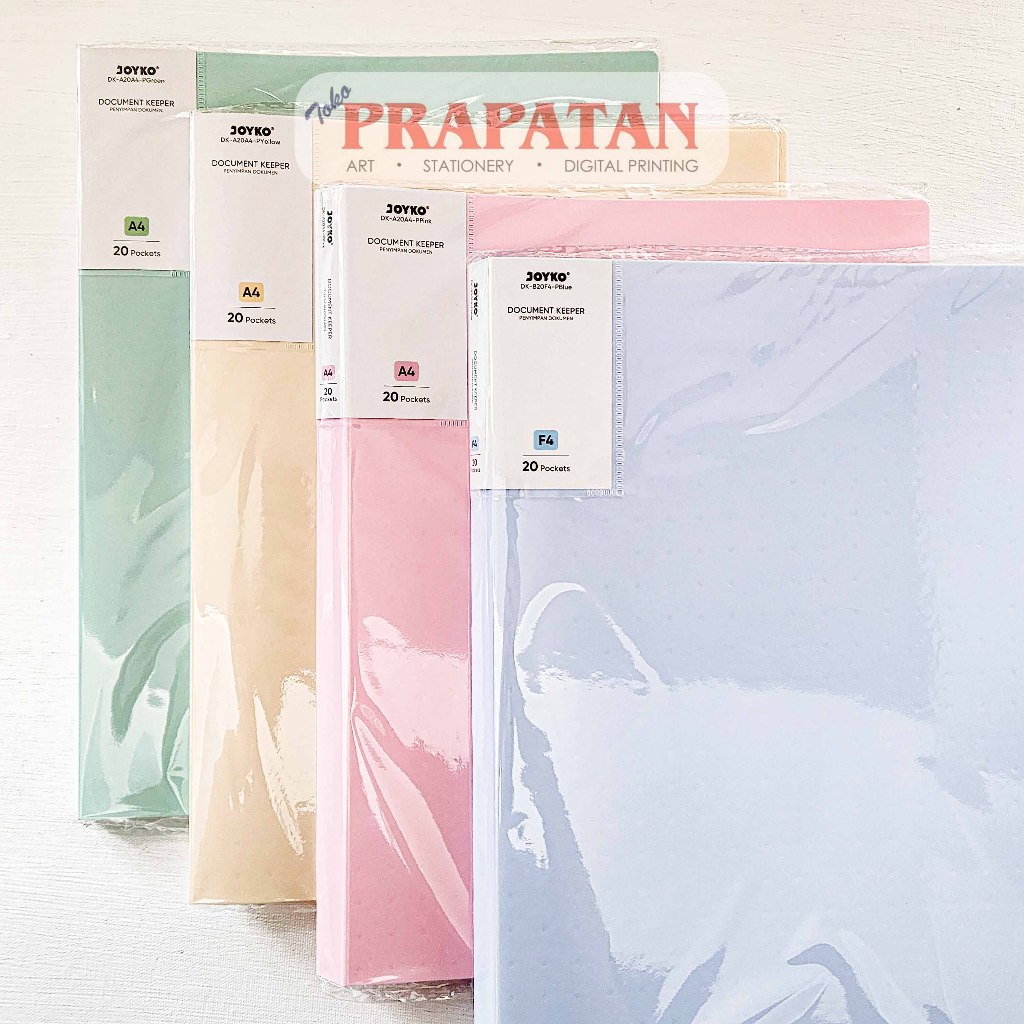 Document Keeper A4/F4 20 Pockets | File Organizer | Clear Holder Map ...