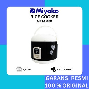 Miyako: MIYAKO RICE COOKER 3in1 MCM-838/ 2.2 Liter | Shopee Malaysia