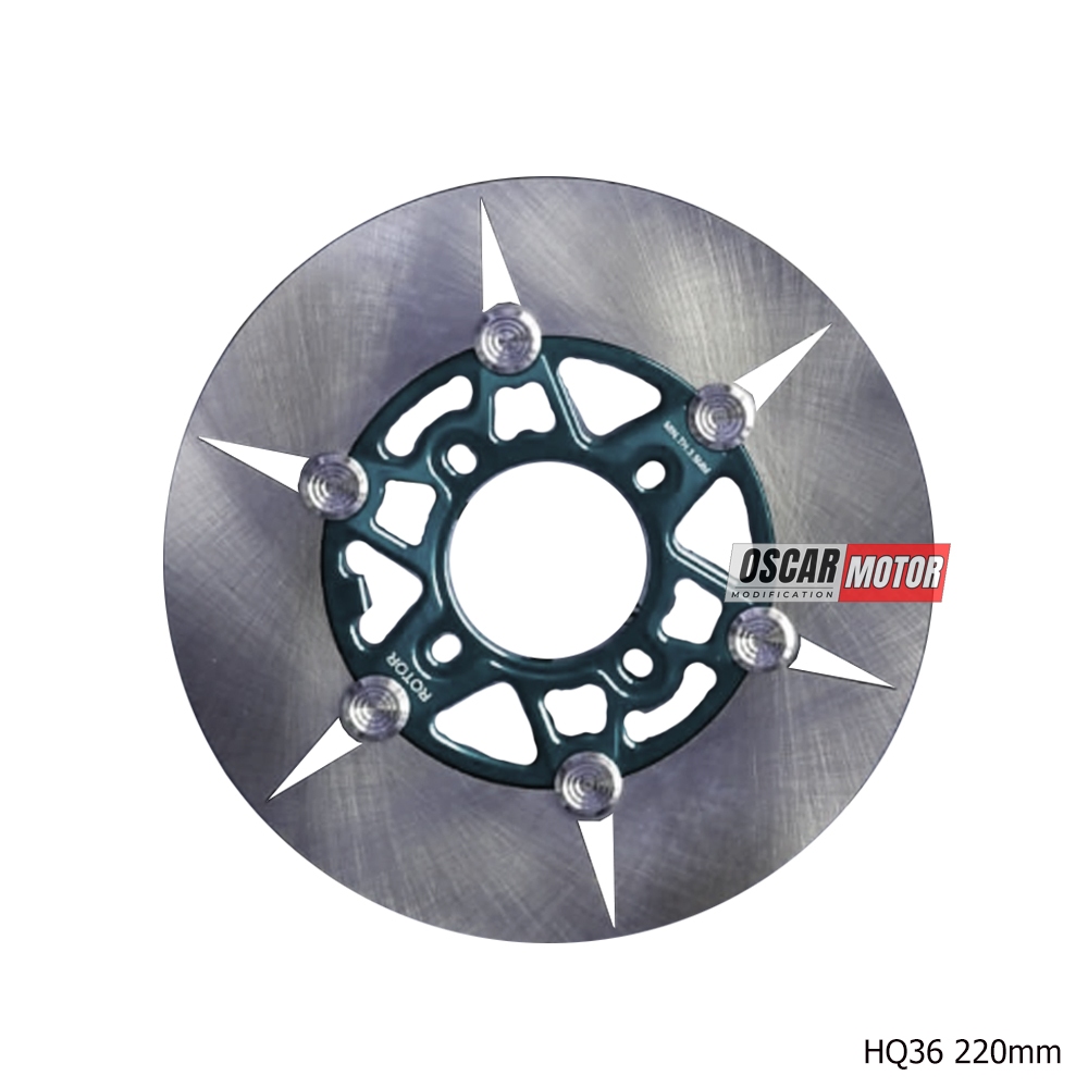VIETNAM ROTOR PLATE DISC BRAKE 220MM BINTANG NEW 3MM MX HQ36 | Shopee ...