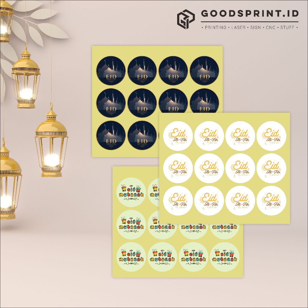 Angpao SEAL Sticker Envelope SEAL Sticker Eid Angpau Sticker Contents ...