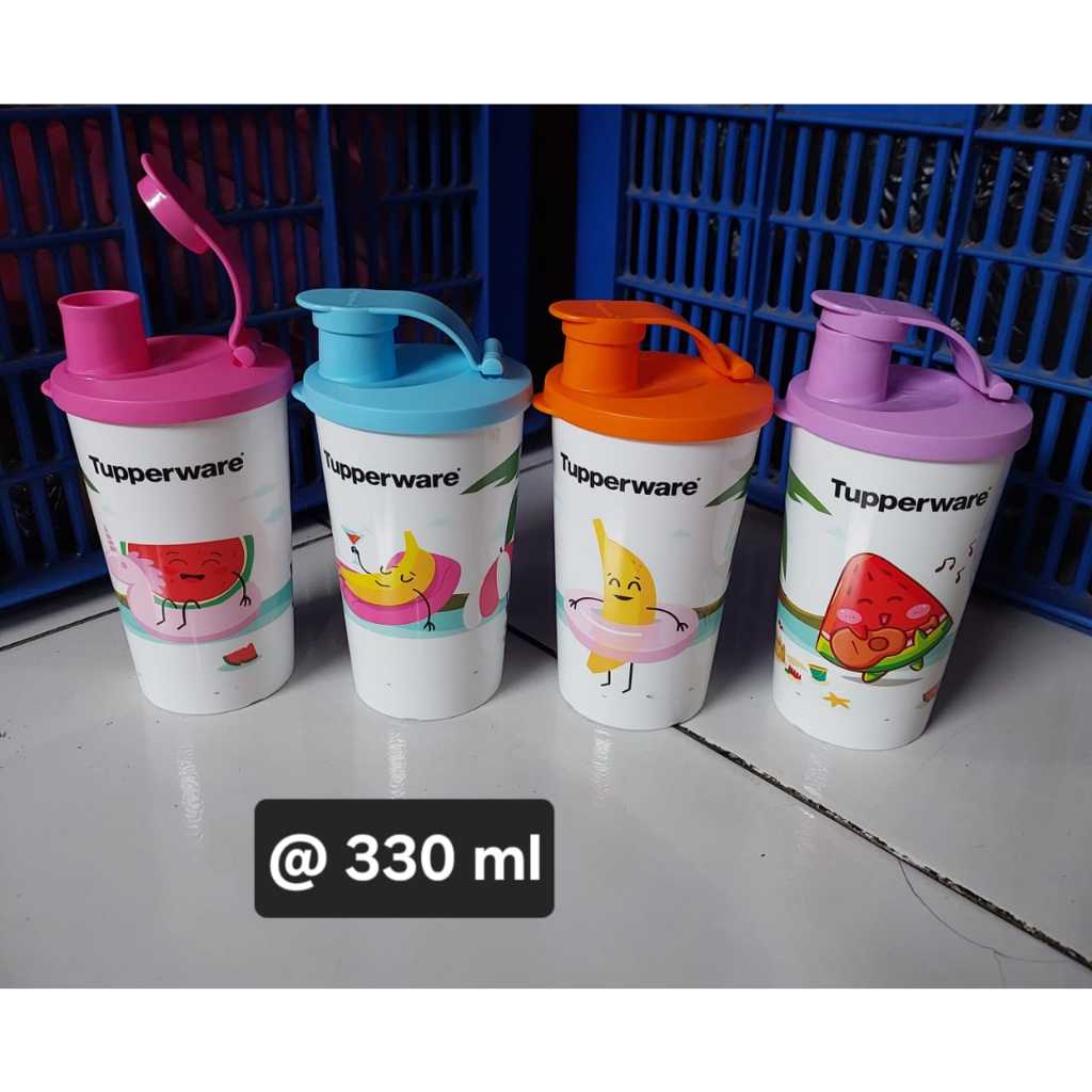 Tupperware Children's drinking container Happy Tumbler 330ml | Shopee ...