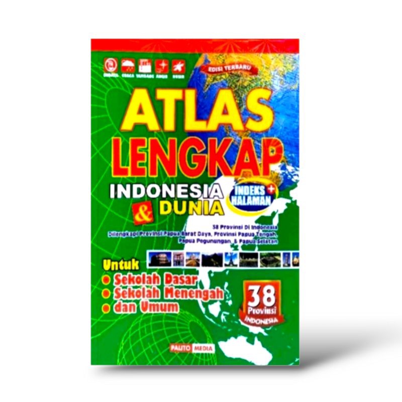 Complete Atlas Of Indonesia - The World Of 38 Provinces Standard Size ...