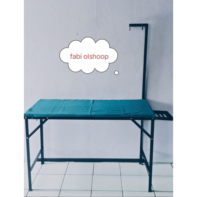Folding laundry steam iron table measuring 120x60cm is strong and ...