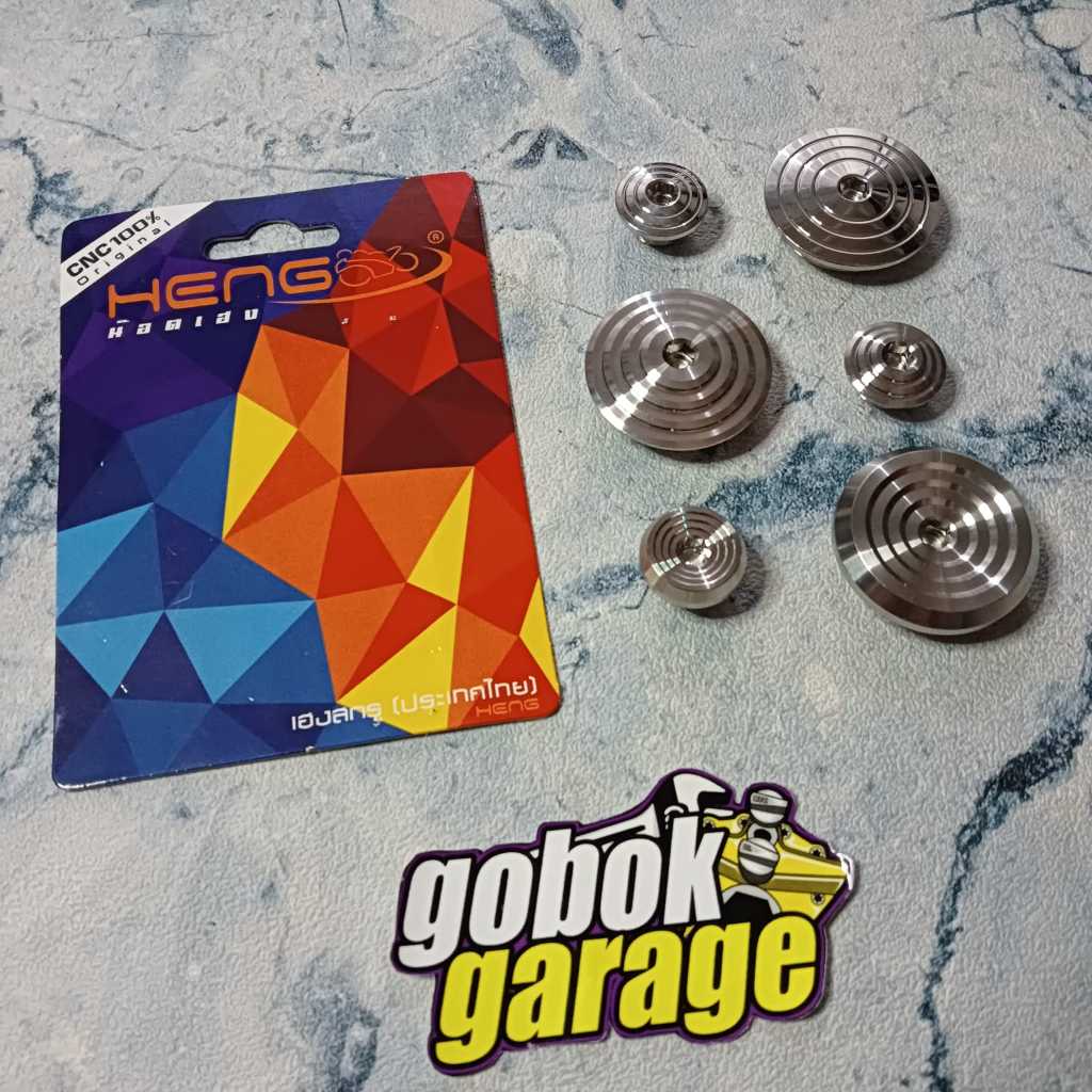 MESIN Coin magnet stainless duo cap heng original honda Engine Block ...