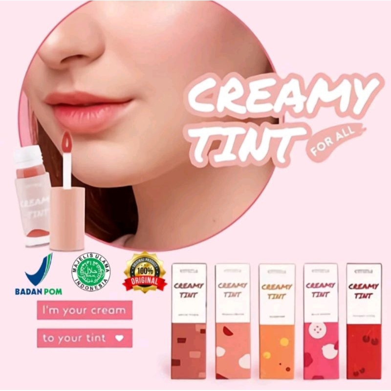 Emina Creamytint 3.6 gr/emina Lipstick/emina lip tint/emina creamy tint ...