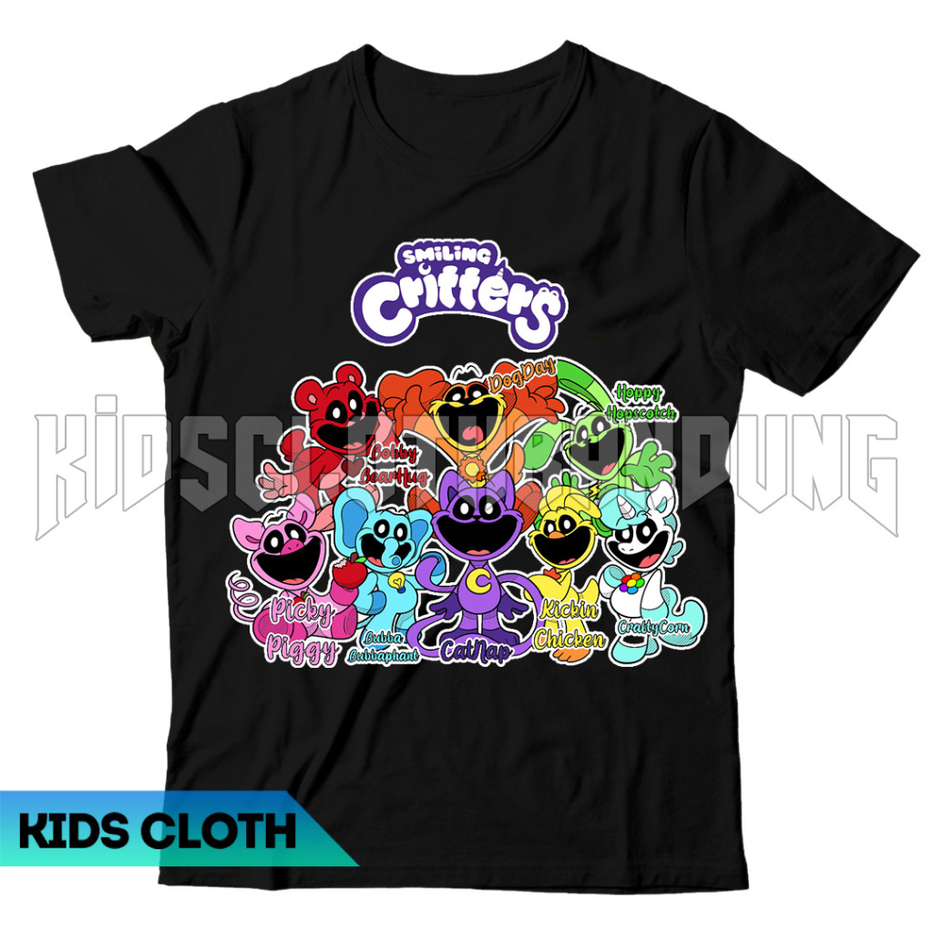 Free Name Of Children's T-Shirts POPPY PLAYTIME SMILING CRITTERS Boys ...