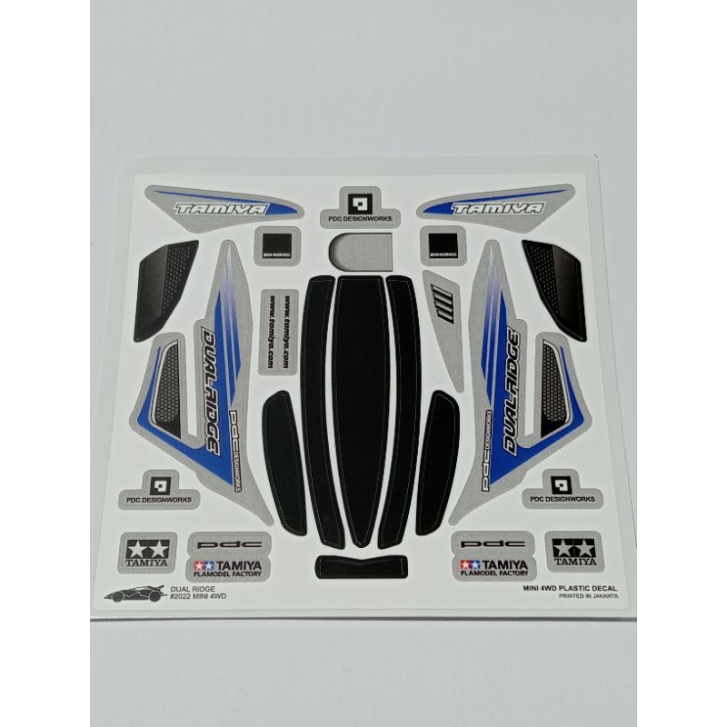 Decal MINI 4WD DUAL RIDGES/STICKER TAMIYA DUAL RIDGES | Shopee Malaysia