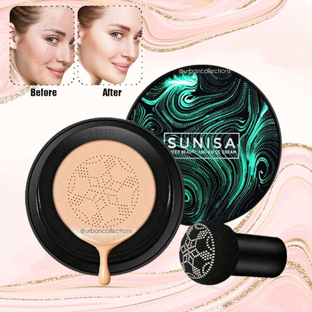 Sunisa Cushion Sunisa Powder Original 100% Waterproof and Long Lasting Mushroom Head Cushion ...