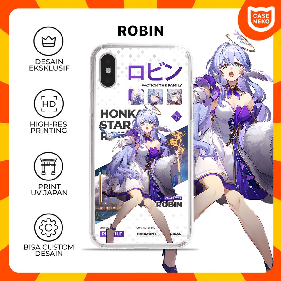 Case HP Robin Honkai Star Rail Custom Casing All Type HP V2 | Shopee ...
