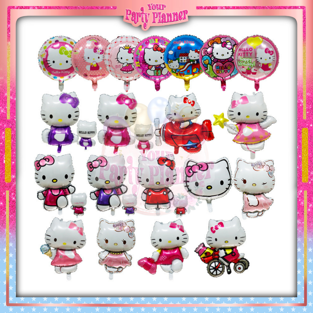 Big JUMBO Hello Kitty Character Theme Foil Balloons/Hello Kitty Cartoon ...