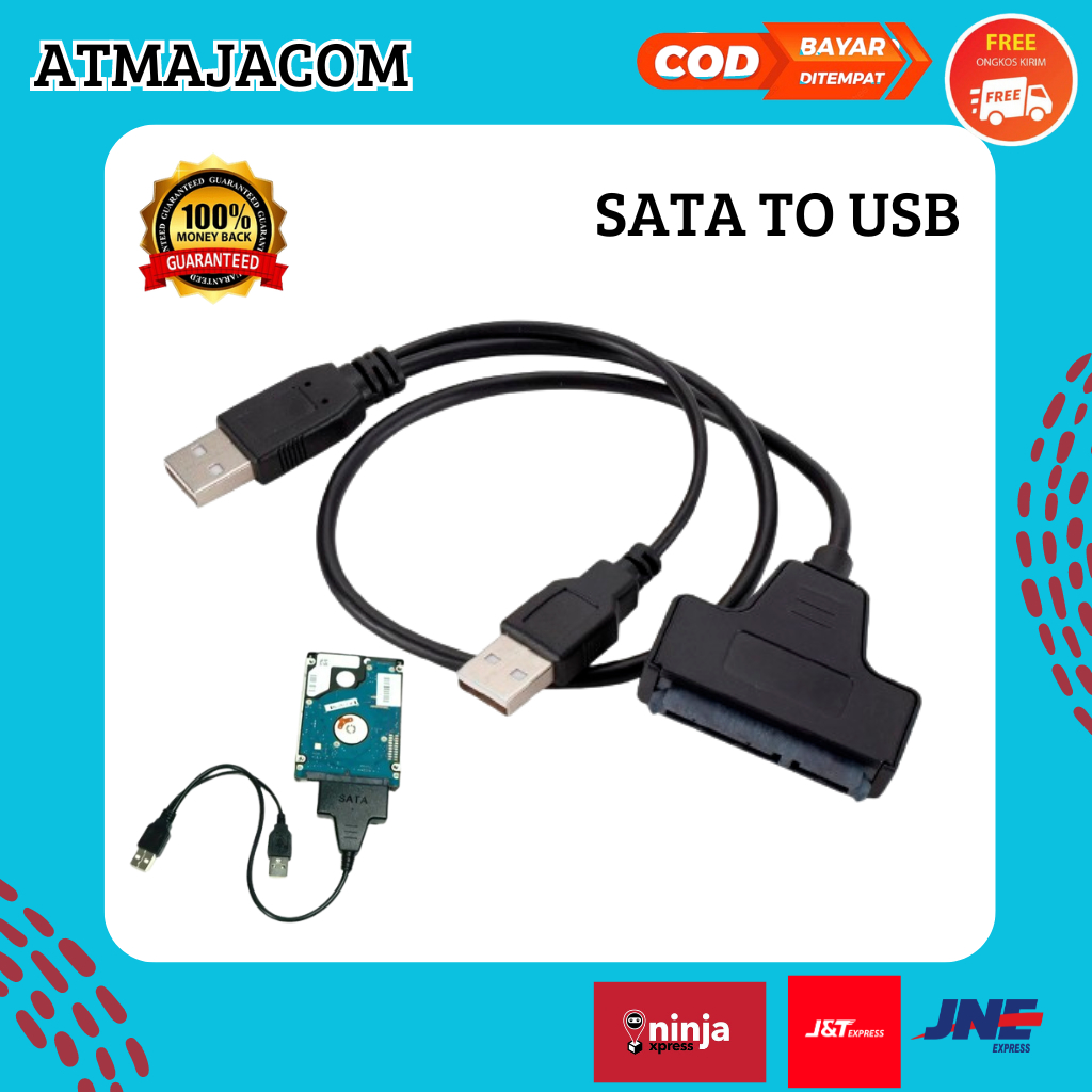 Converter SATA TO USB HDD 2.5 SSD 2.5 - LAPTOP HARDISK CABLE - 2.5 ...