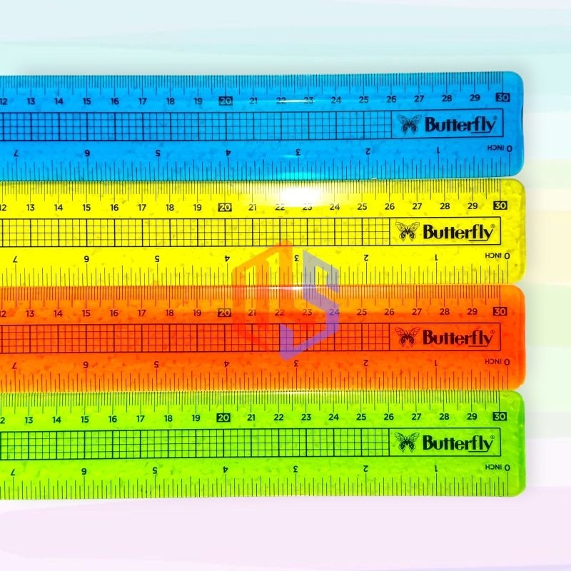 Flexible Ruler/30cm Butterfly Flexible Ruler | Shopee Malaysia