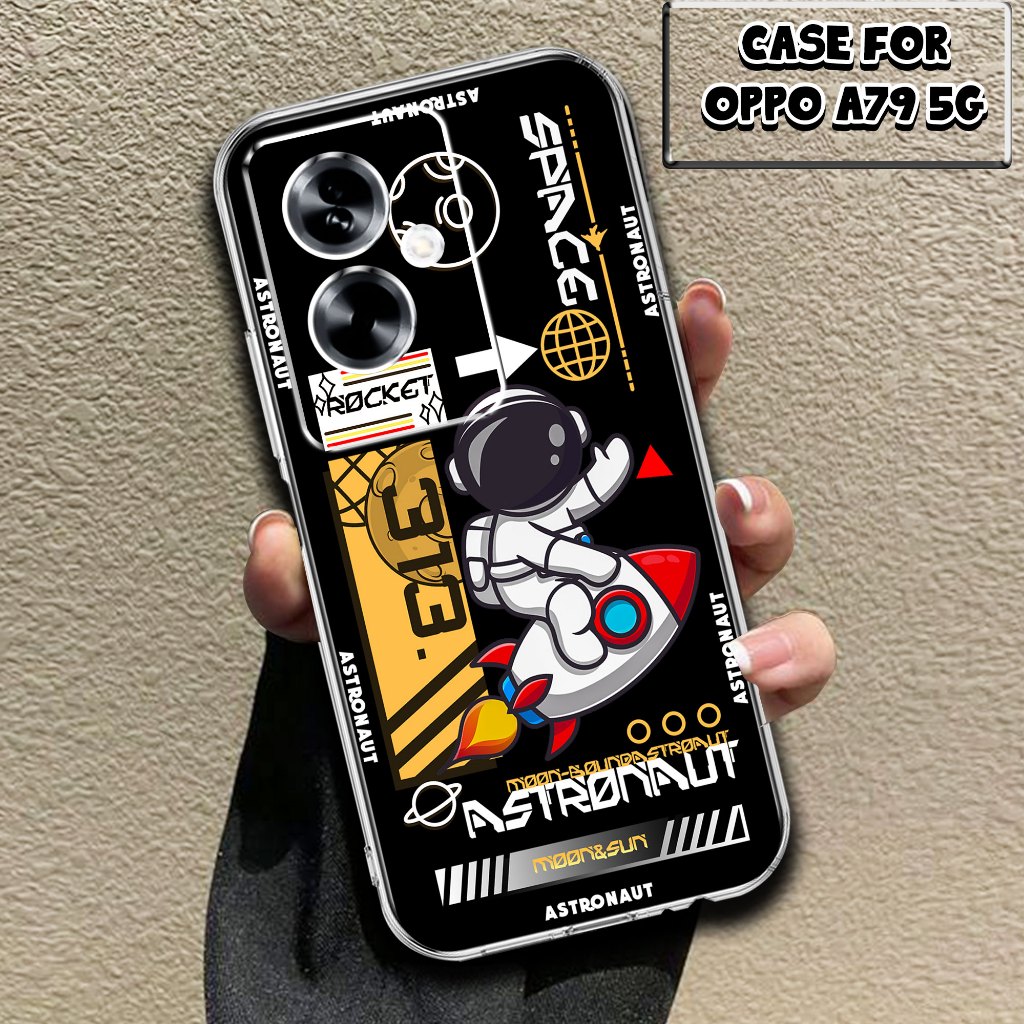 Case OPPO A79 5G Motif [astro] Casing OPPO A79 5G Latest Clear CASE ...