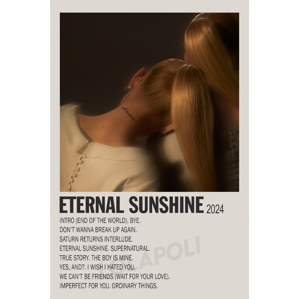 Eternal Sunshine Album Cover Poster - Ariana Grande | Shopee Malaysia