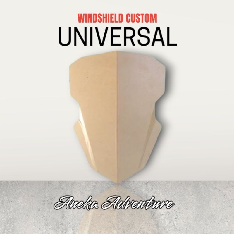 50cm UNIVERSAL custom WINDSHIELD, Various semi touring visors adventure ...