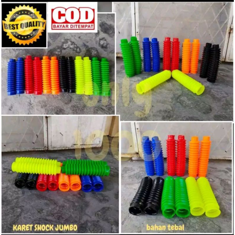 Rubber SHOCK JUMBO Front Protector UNIVERSAL TRAIL SUPERMOTO MOTOCROSS ...