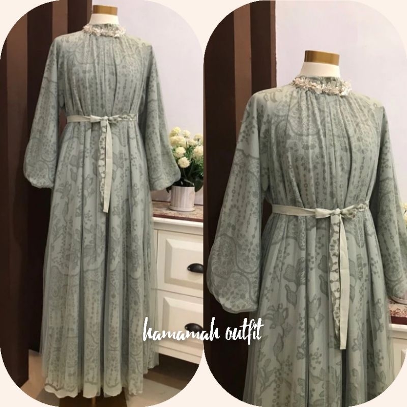 Vanila DRESS/GAMIS TILLE MIX TILLE/GAMIS LEBARAN Latest Beautiful/DRESS ...