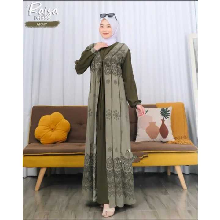 Gamis Mikayla latest combination of abstract ethnic motifs ...