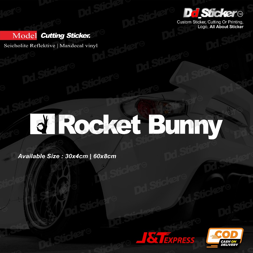 Rocket Bunny STICKER (CUTTING STICKER) | Shopee Malaysia