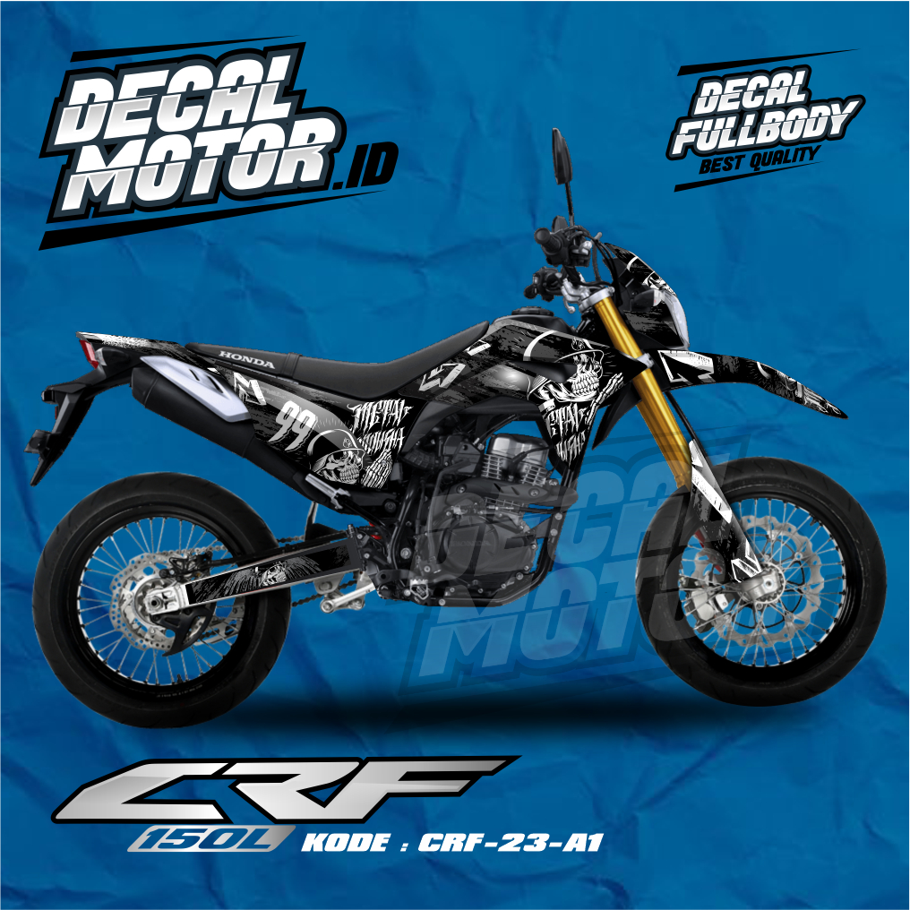 Crf 150 L Decal Sticker - Full Body Lis Motorcycle Sticker Variation ...