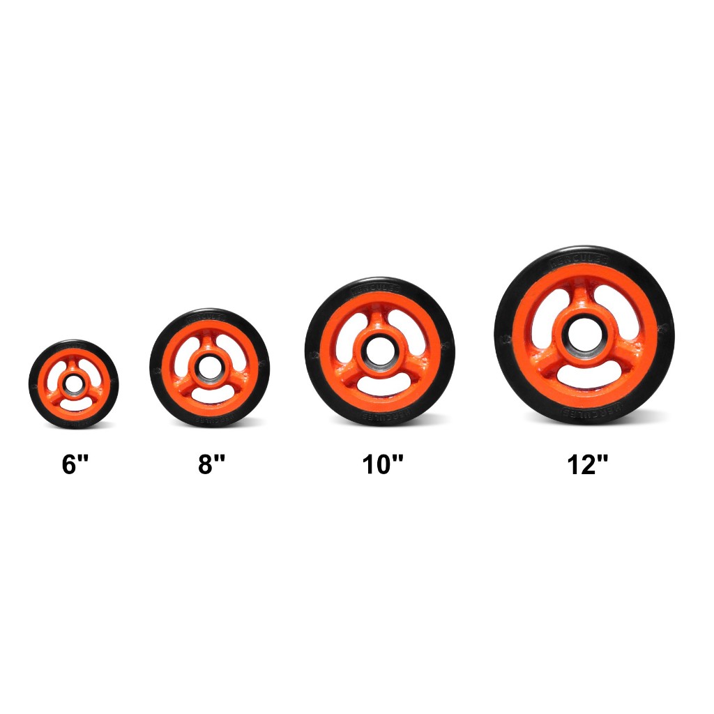 Hercules - Heavy Duty 6 Inch Castor Wheel, Trolley Wheel, Storefront ...