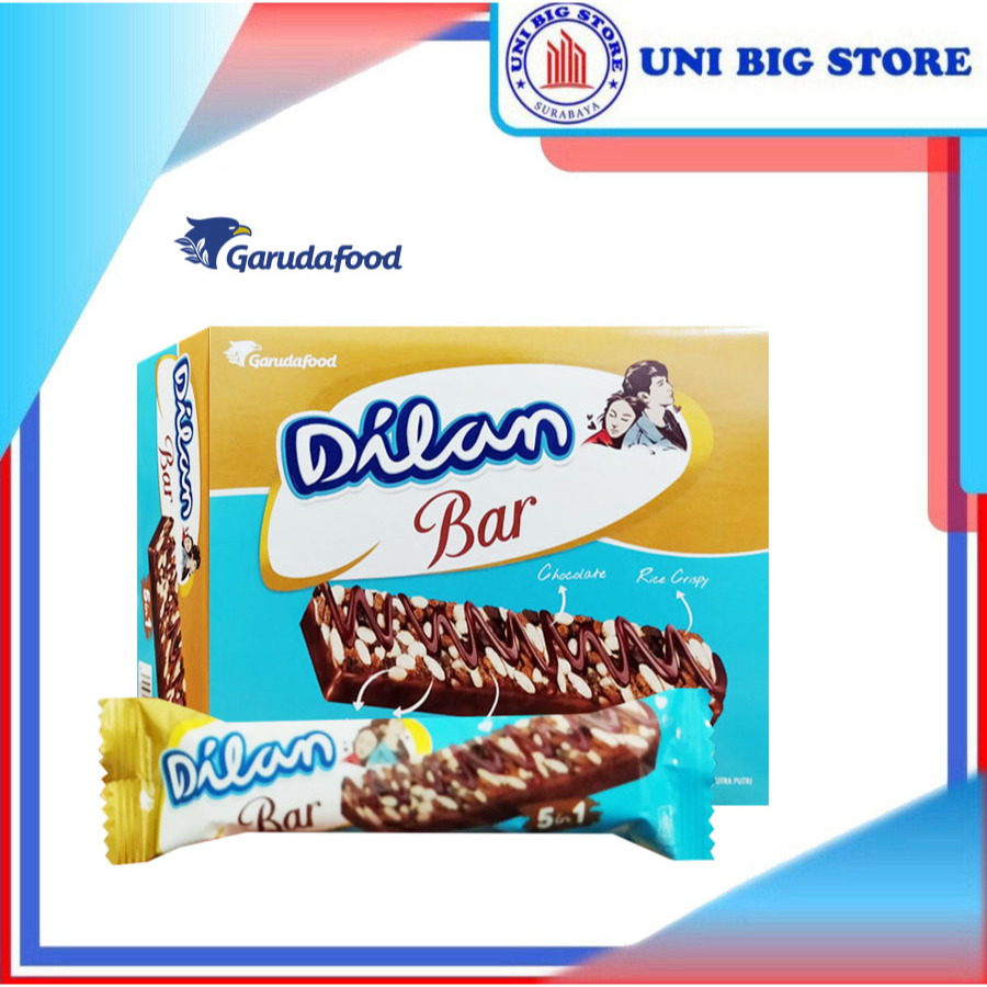 Dilan Chocolate Wafer Bar 5 in 1 18 gr x 12 pcs Crispy Chocolate BOX ...