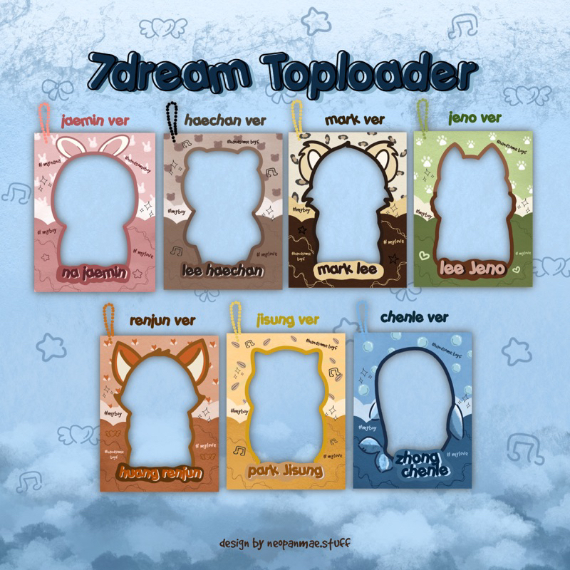 Toploader Deco NCT DREAM Photocard Holder Deco Holder PC POCAHOL CAHL ...