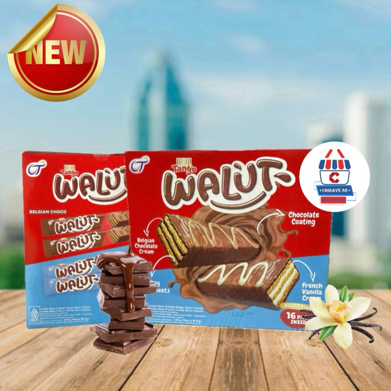 [NEW Lebaran Edition] Tango Walut Double Flavor Crispy Wafer Belgian ...