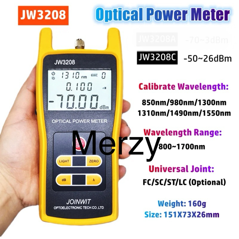 Jw3208 joinwit VFL optical power meter OPM most complete optical ...