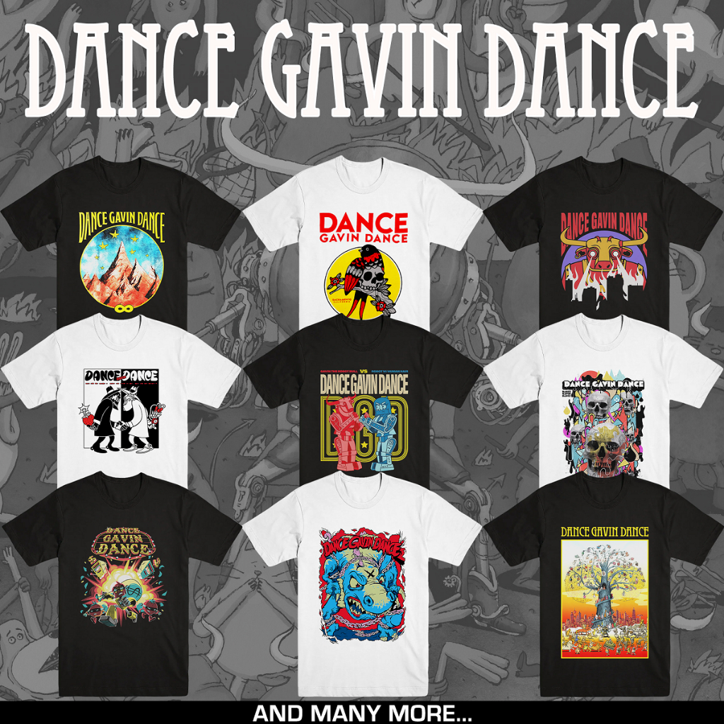 GAVIN DANCE | BAND T-SHIRT | ROCK - HARDCORE | MERCHANDISE | Shopee ...