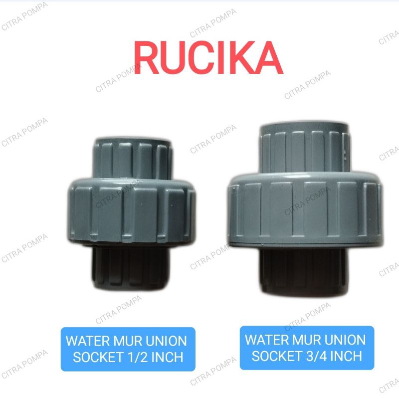 Rucika WATER Nut UNION SOCKET AW PVC Pipe Connection | Shopee Malaysia