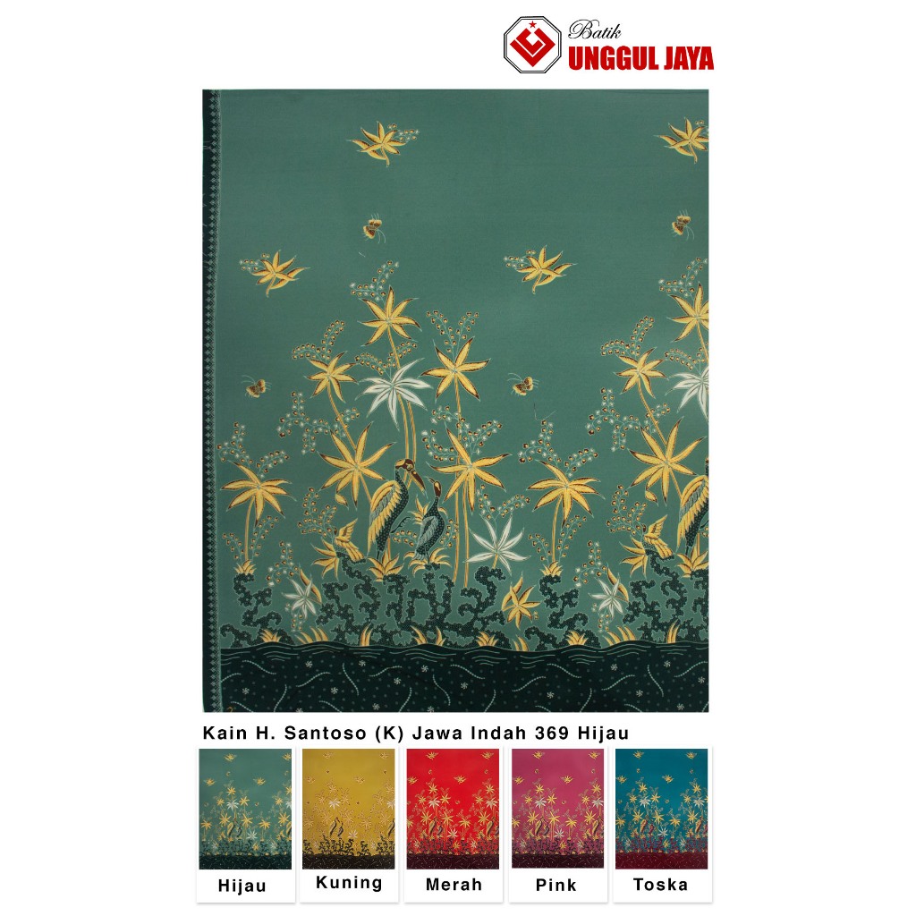 Unggul Jaya Batik Fabric - Putri Jelita - Jawa Indah 369 - Motifs and ...